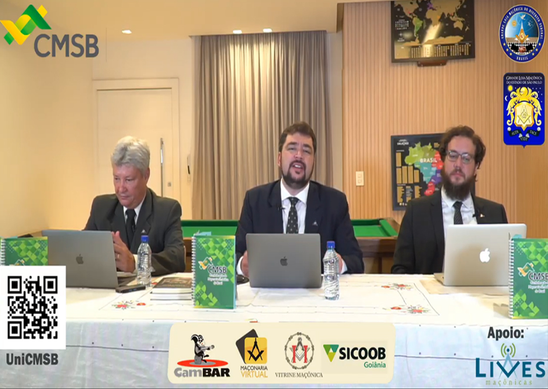 Grande Oriente do Brasil - Live Maçônica da CMSB e GLESP (Confira Como Foi)