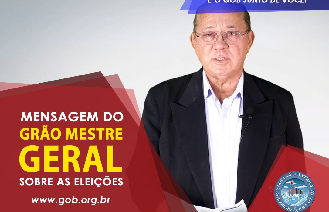 Grande Oriente do Brasil - Mensagem do Soberano Múcio Bonifácio ...
